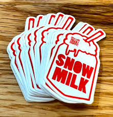 Snow Milk 1" Vinyl Sticker